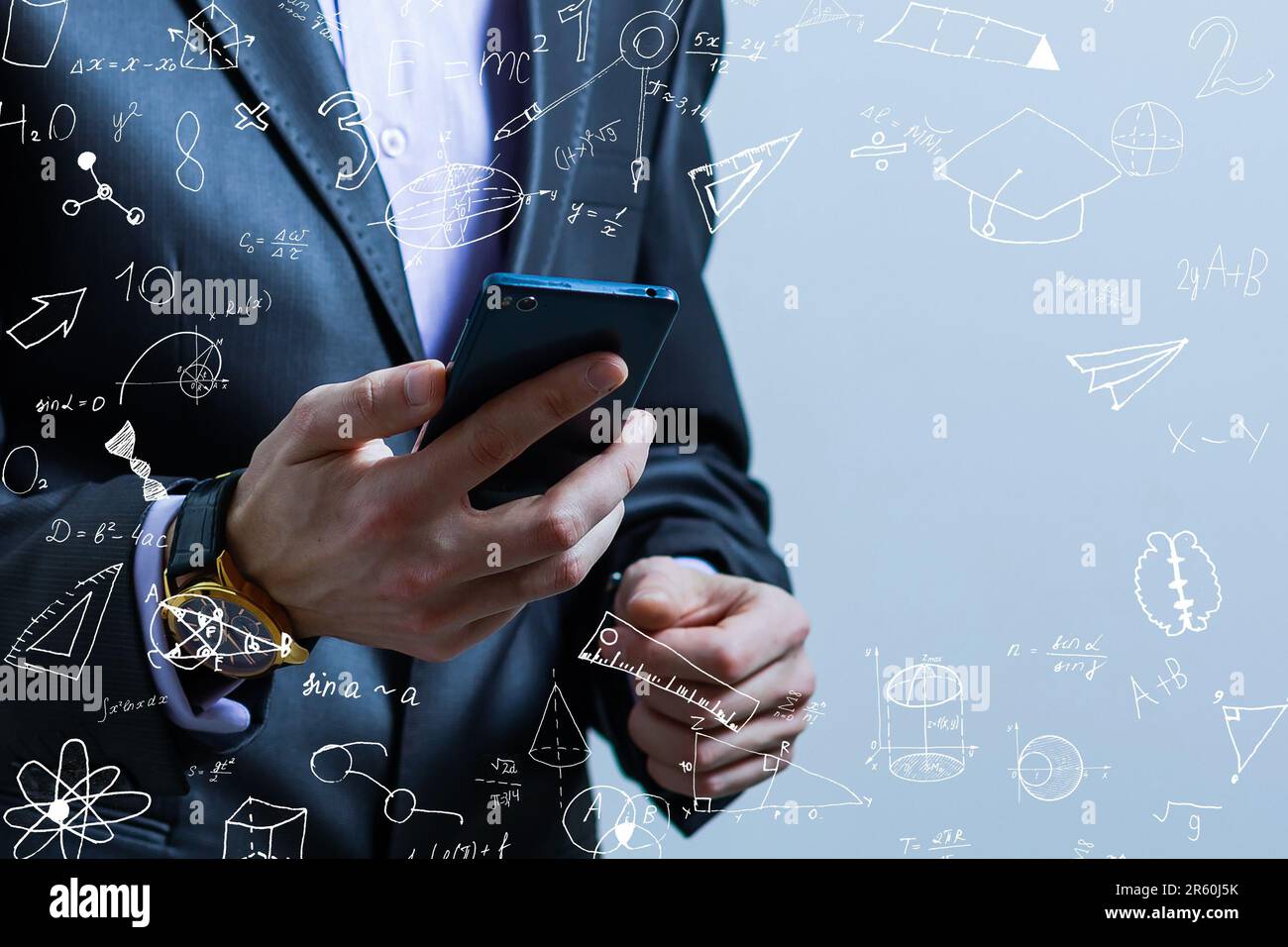 mathematics formulas, high education concept Stock Photo - Alamy