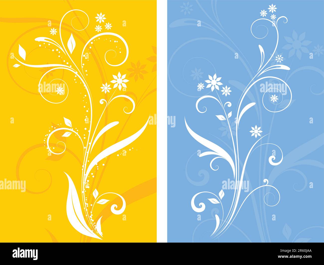 Decorative floral backgrounds Stock Vector Image & Art - Alamy