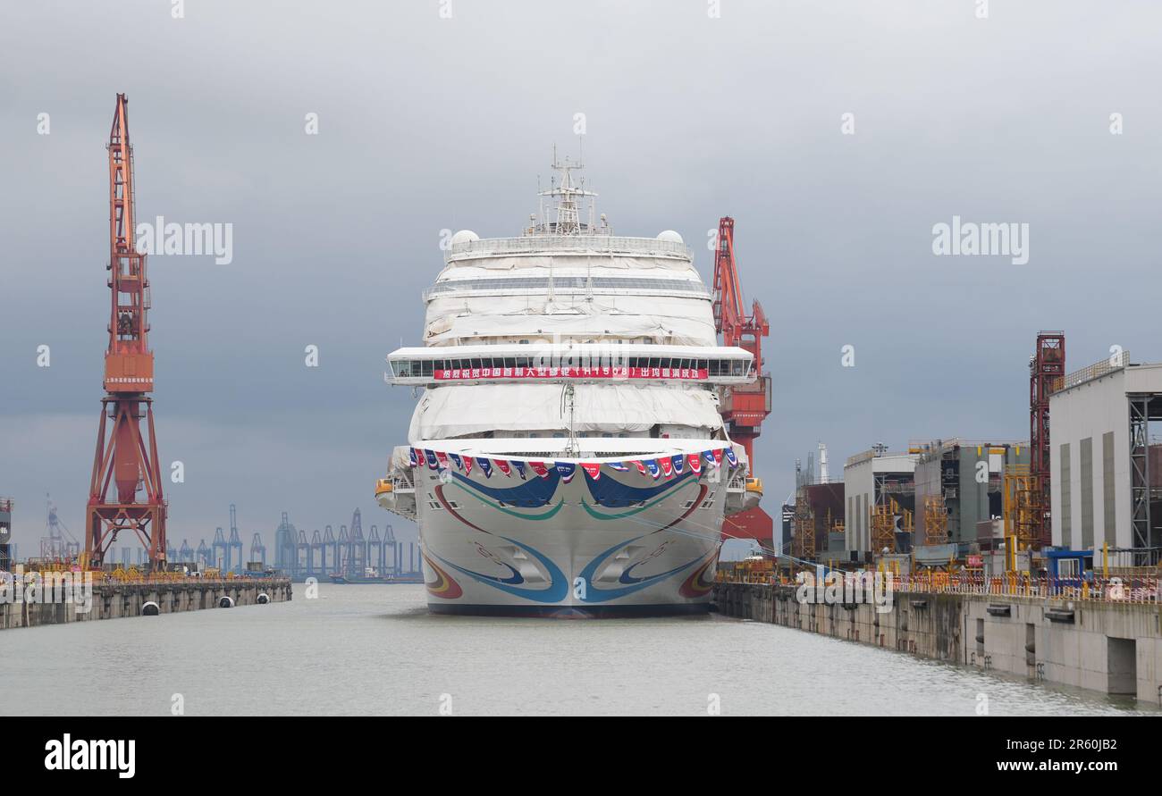 Shanghai. 6th June, 2023. This photo taken on June 6, 2023 shows China ...