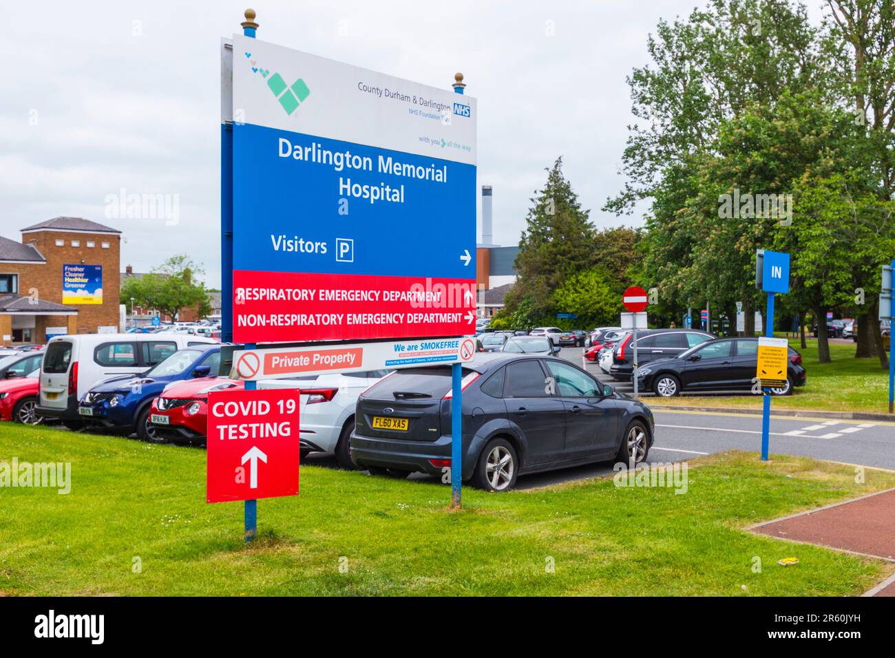 Darlington Memorial Hospital,Darlington,England,UK Stock Photo - Alamy