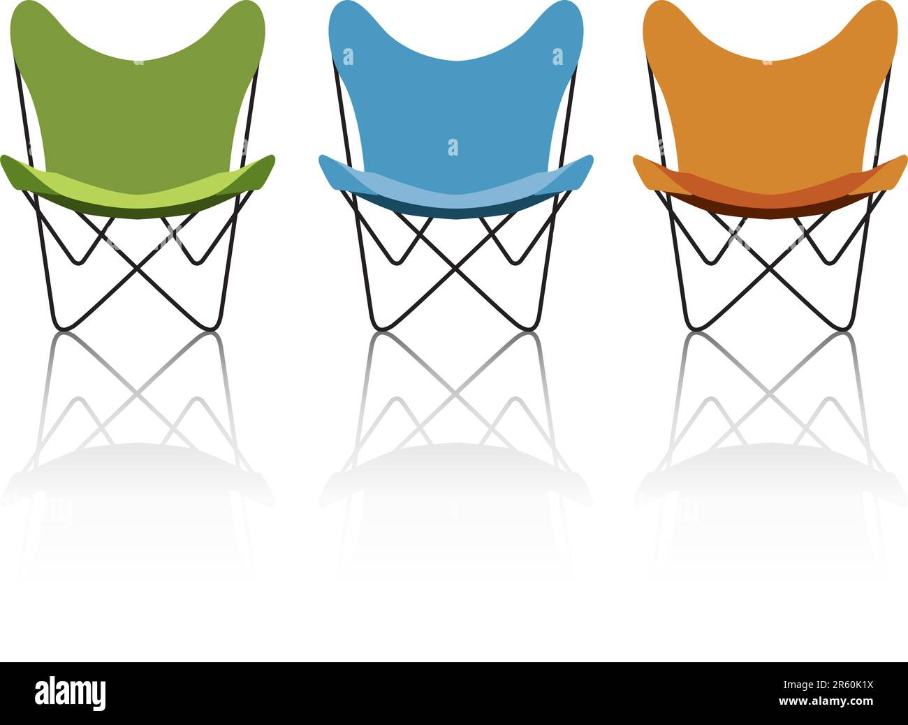 Modern easy chairs Stock Vector Images - Alamy