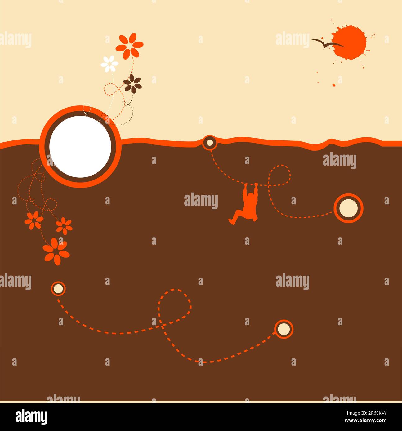 Abstract nature design, summer Stock Vector Image & Art - Alamy