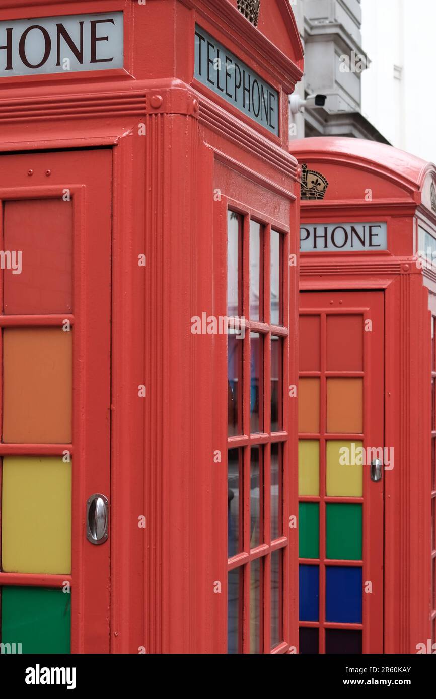 K2 Phone Box Stock Photo - Alamy