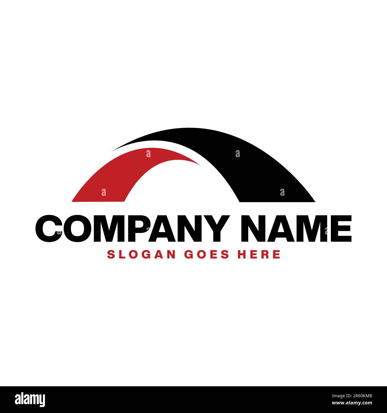 creative abstract bridge logo design template Stock Vector Image & Art ...