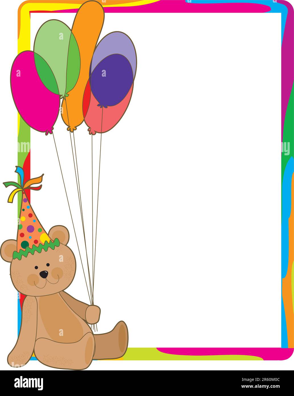 Balloon border hi-res stock photography and images - Alamy