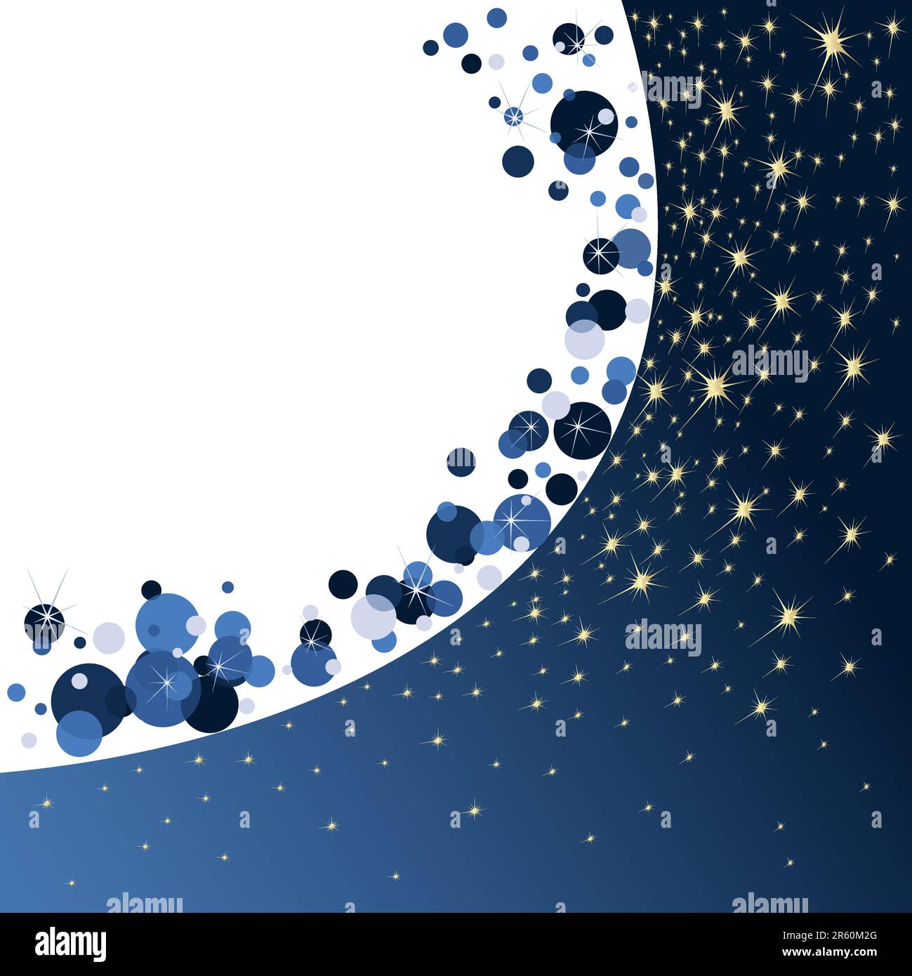 Blue christmas background frame gold Stock Vector Images - Alamy