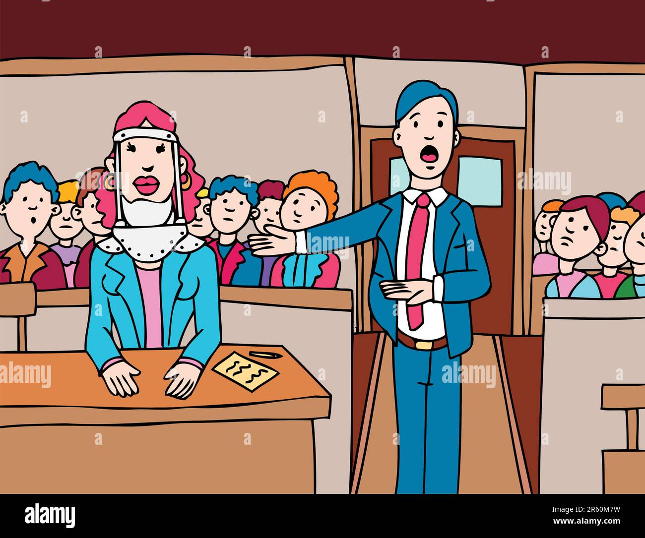 Neck court Stock Vector Images - Alamy