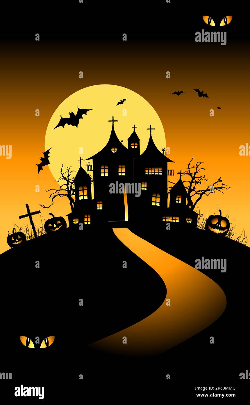 Light house night on Stock Vector Images - Alamy