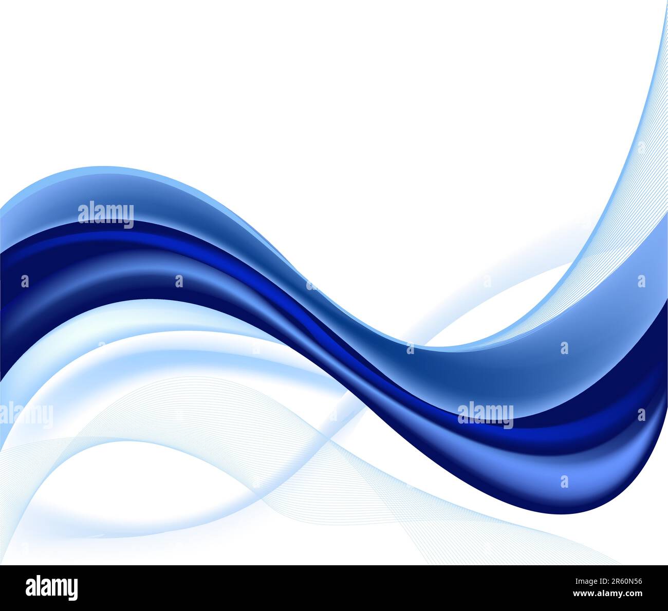 Abstract cool blue background - illustration Stock Vector Image & Art ...