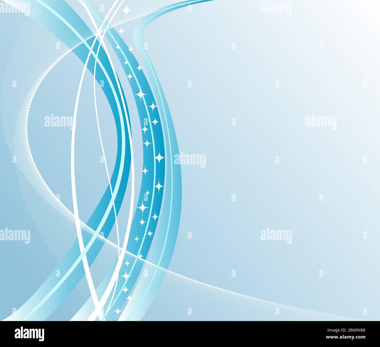 Abstract cool blue background - illustration Stock Vector Image & Art ...