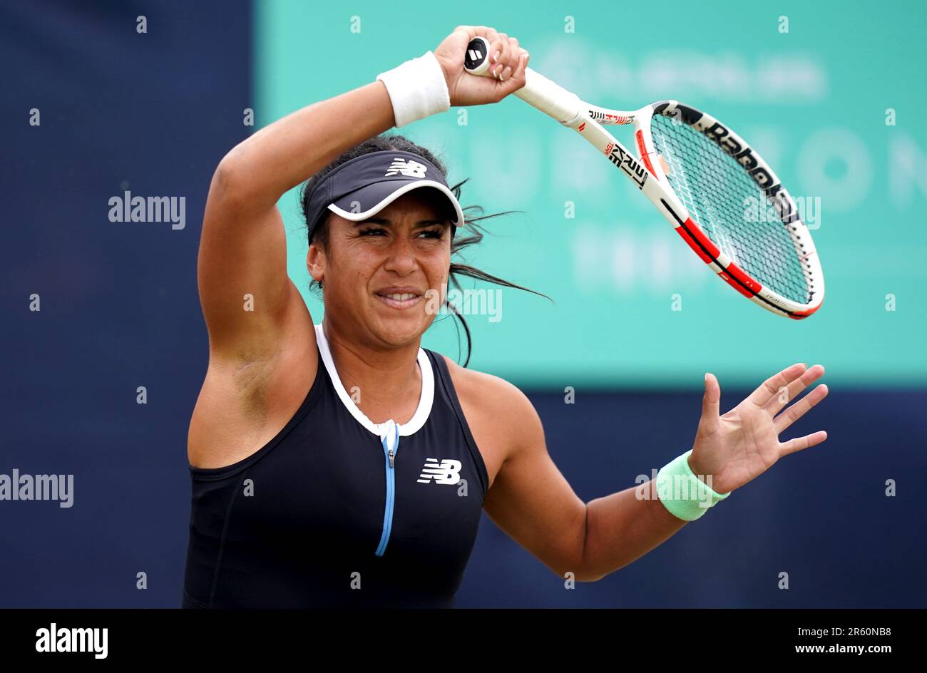 Great Britain's Heather Watson in action during the Women's Singles 1st ...