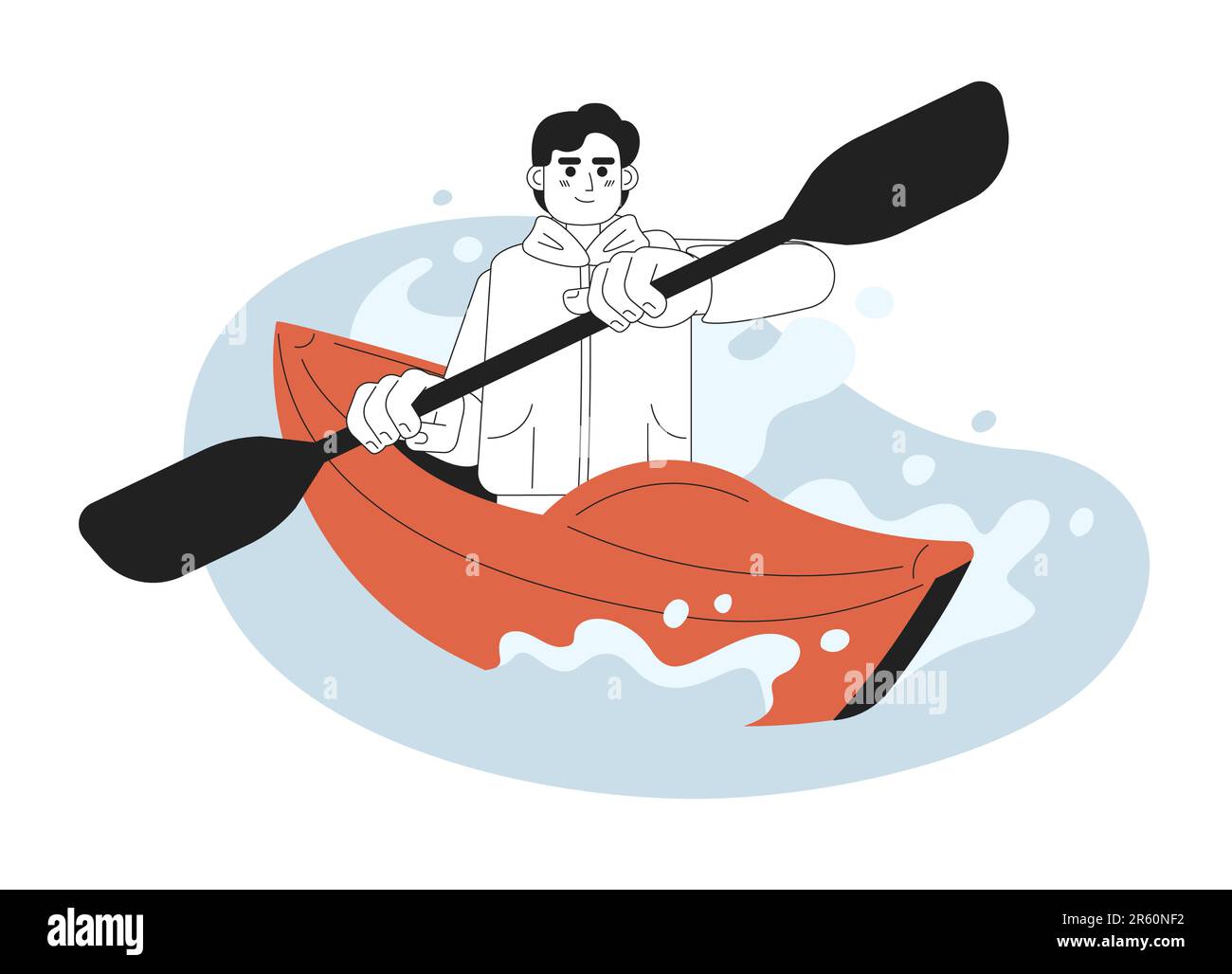 River rafting competition Cut Out Stock Images & Pictures - Alamy