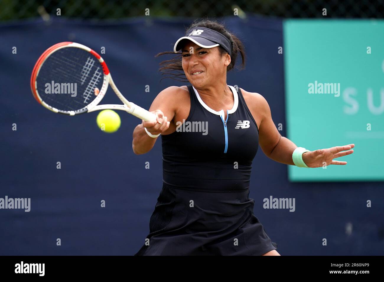 Great Britain's Heather Watson in action during the Women's Singles 1st ...