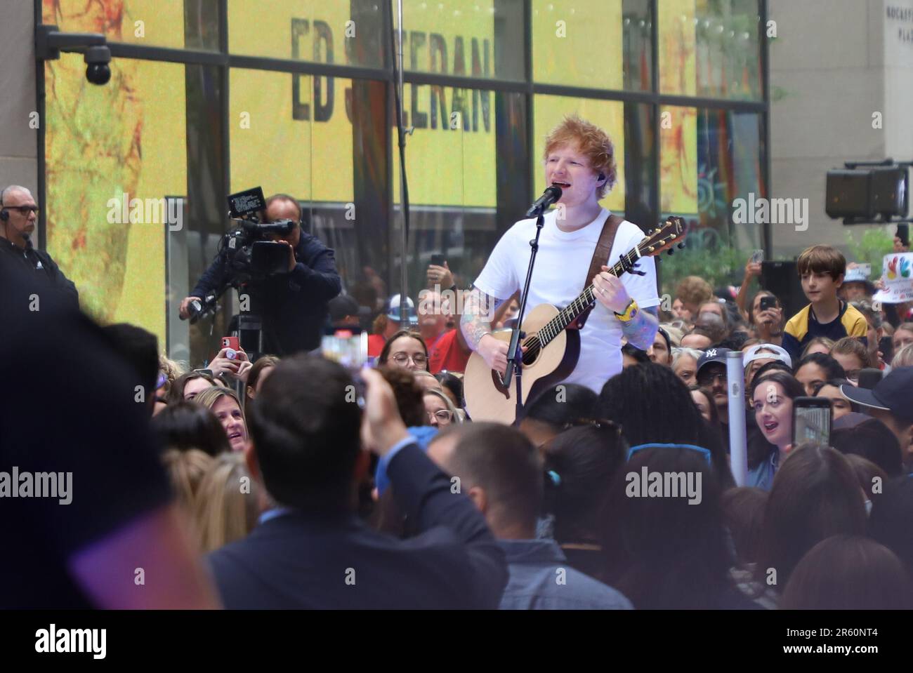 New York, USA. 6th June, 2023. (NEW) Ed Sheeran Performs live on Today ...
