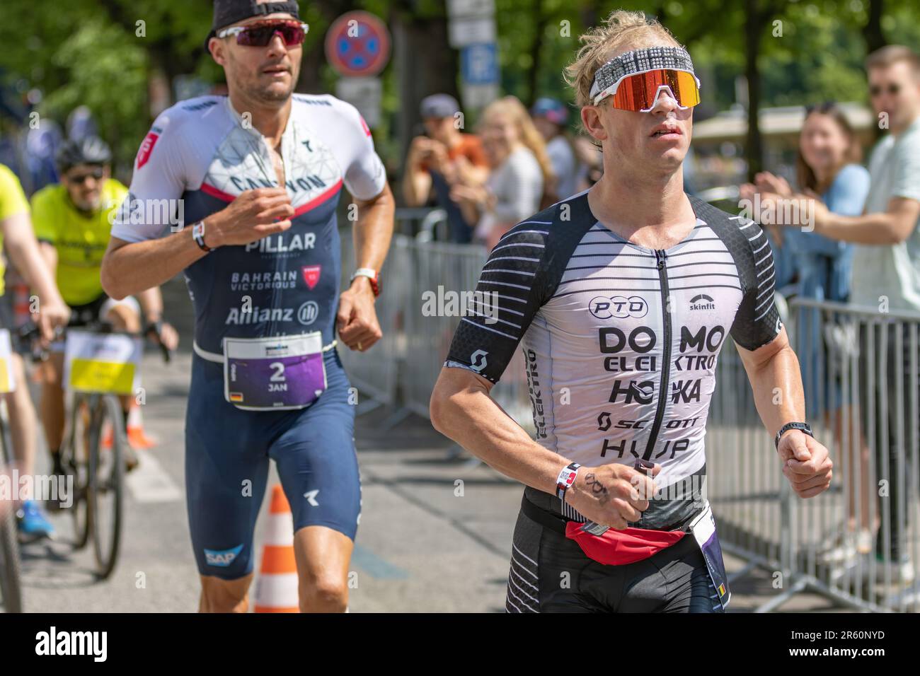 Hamburg, Germany – 06 04 2023: Dutchman Pieter Heemeryck on his way to ...