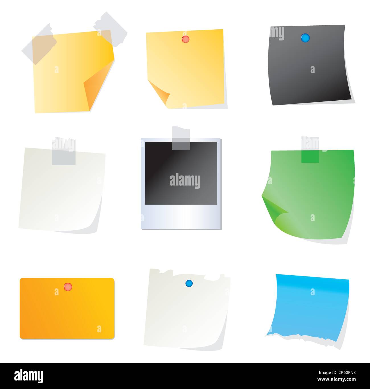 Nine vector papers Stock Vector Image & Art - Alamy