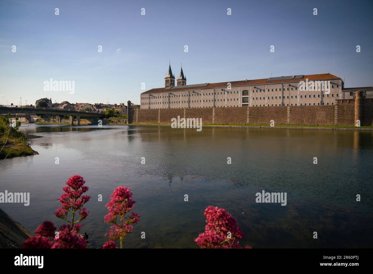 Landscape photography of the city of Melun in Seine et Marne in France ...