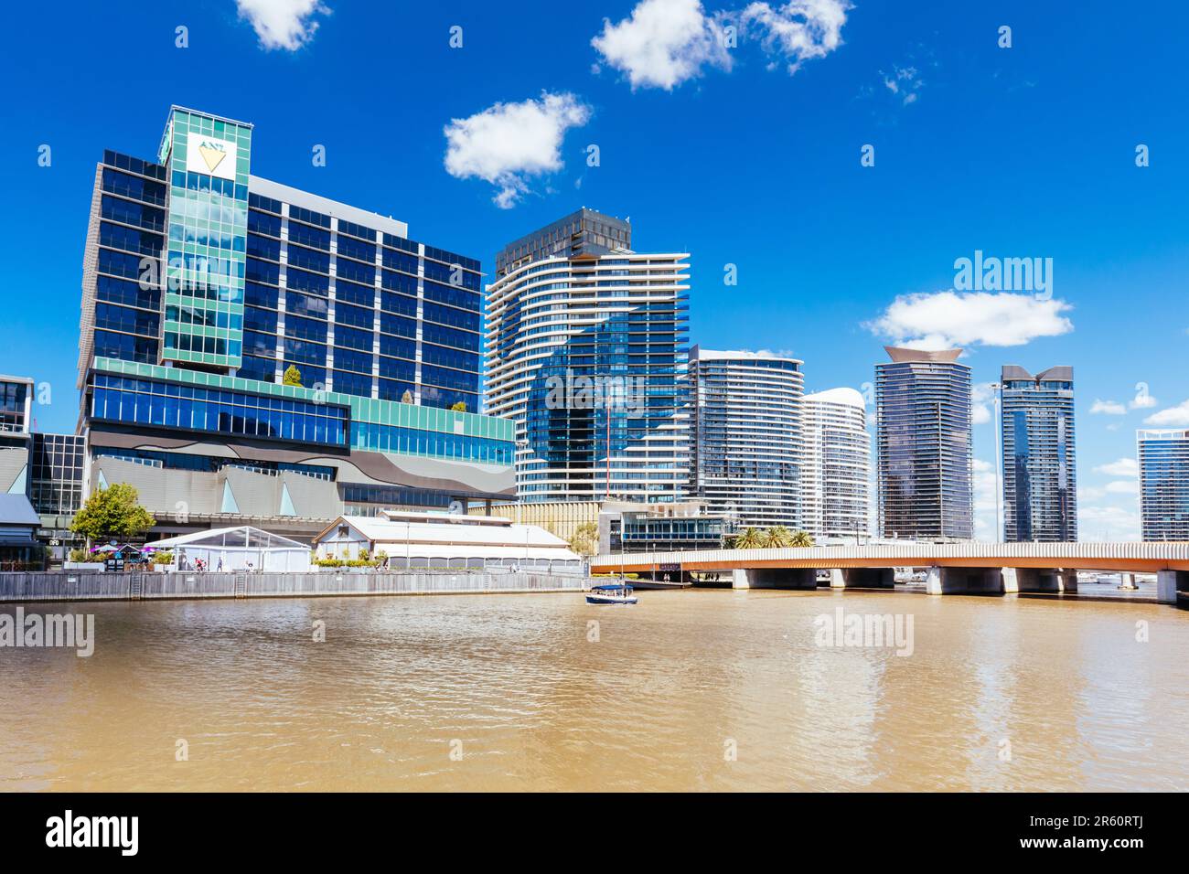 South Wharf Precinct in Melbourne Australia Stock Photo - Alamy