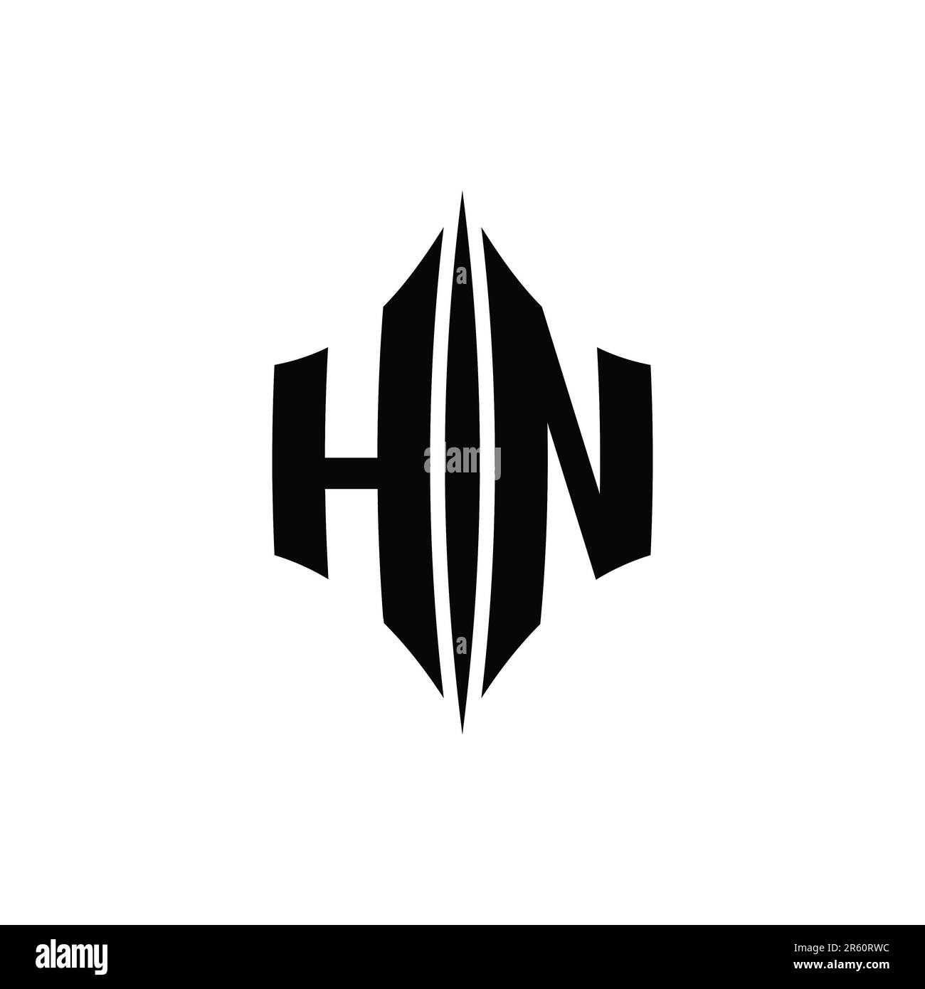 Hn monogram Cut Out Stock Images & Pictures - Alamy