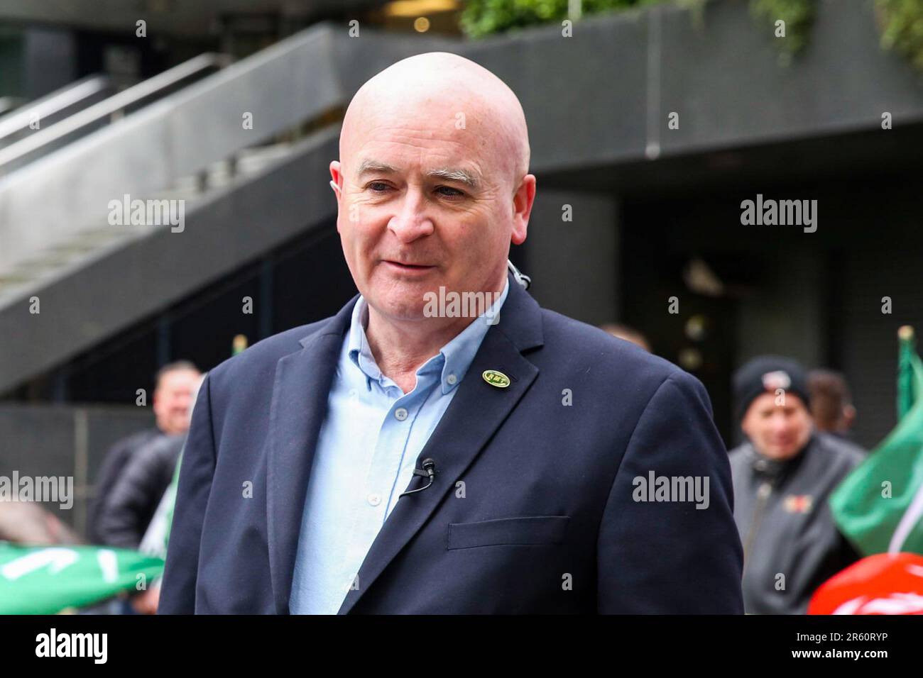 London, UK. 02nd June, 2023. National Union of Rail, Maritime and ...