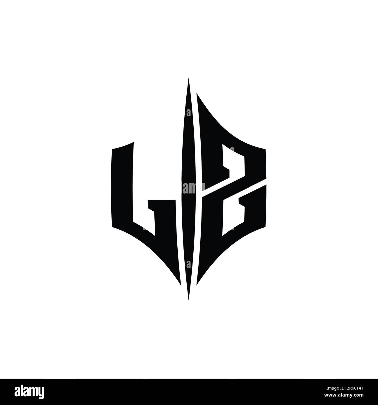 Lz letter design hi-res stock photography and images - Alamy