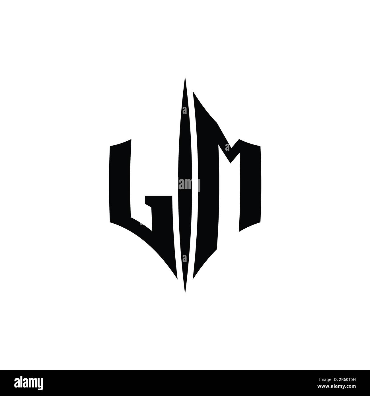 Lm letter logo Cut Out Stock Images & Pictures - Alamy
