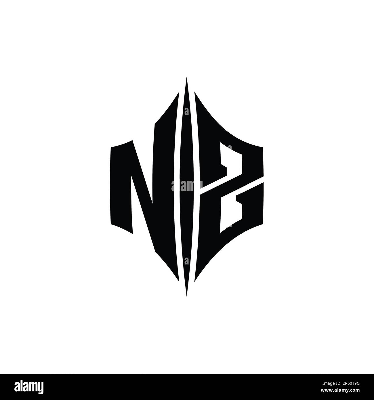 NZ Letter Logo monogram hexagon diamond shape with piercing style ... NZ Letter Logo monogram hexagon diamond shape with piercing style ...