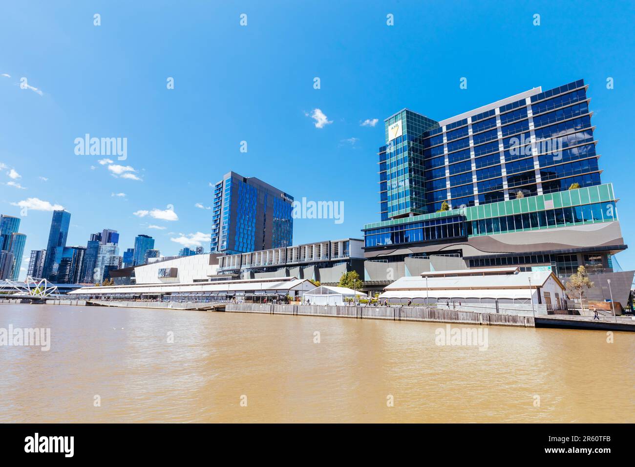 South Wharf Precinct in Melbourne Australia Stock Photo - Alamy
