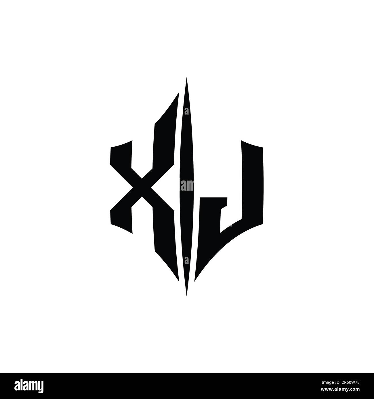 Xj letter design hi-res stock photography and images - Alamy