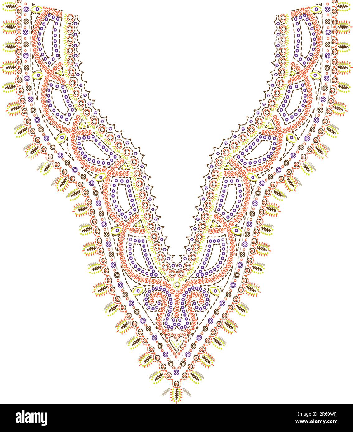 Vintage collar drawing Stock Vector Images - Alamy