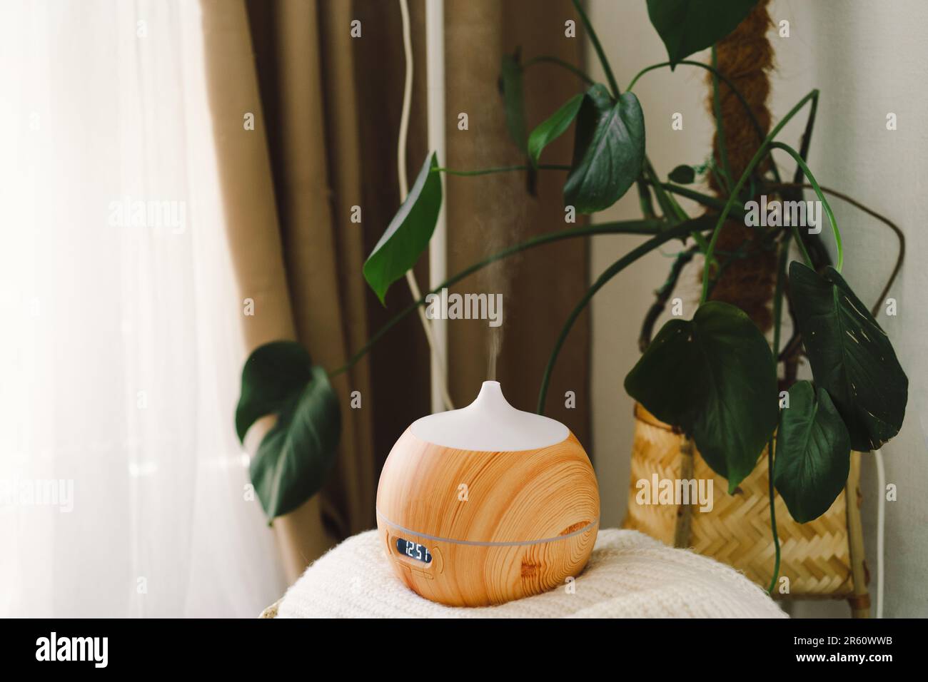 Aroma oil diffuser. Air freshener. Aromatherapy Concept Stock Photo - Alamy