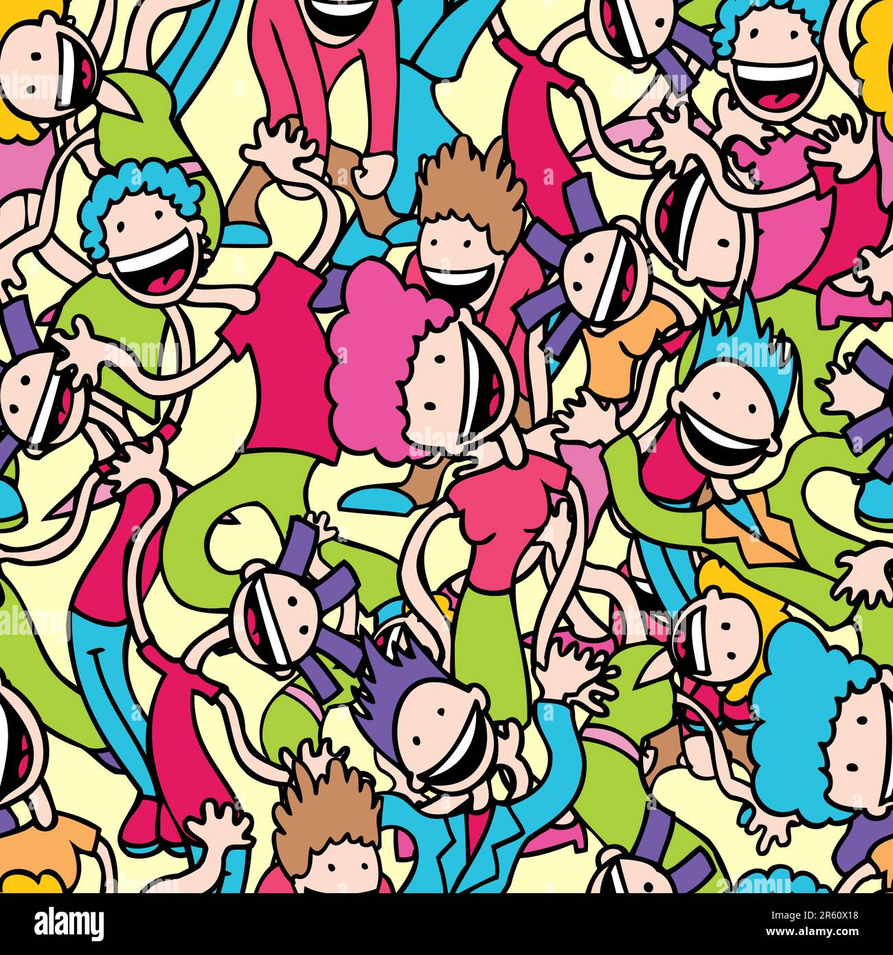 Wacky female Stock Vector Images - Alamy