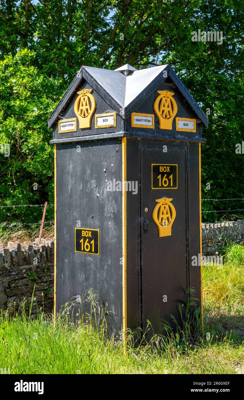 Aa patrol kiosk hi-res stock photography and images - Alamy