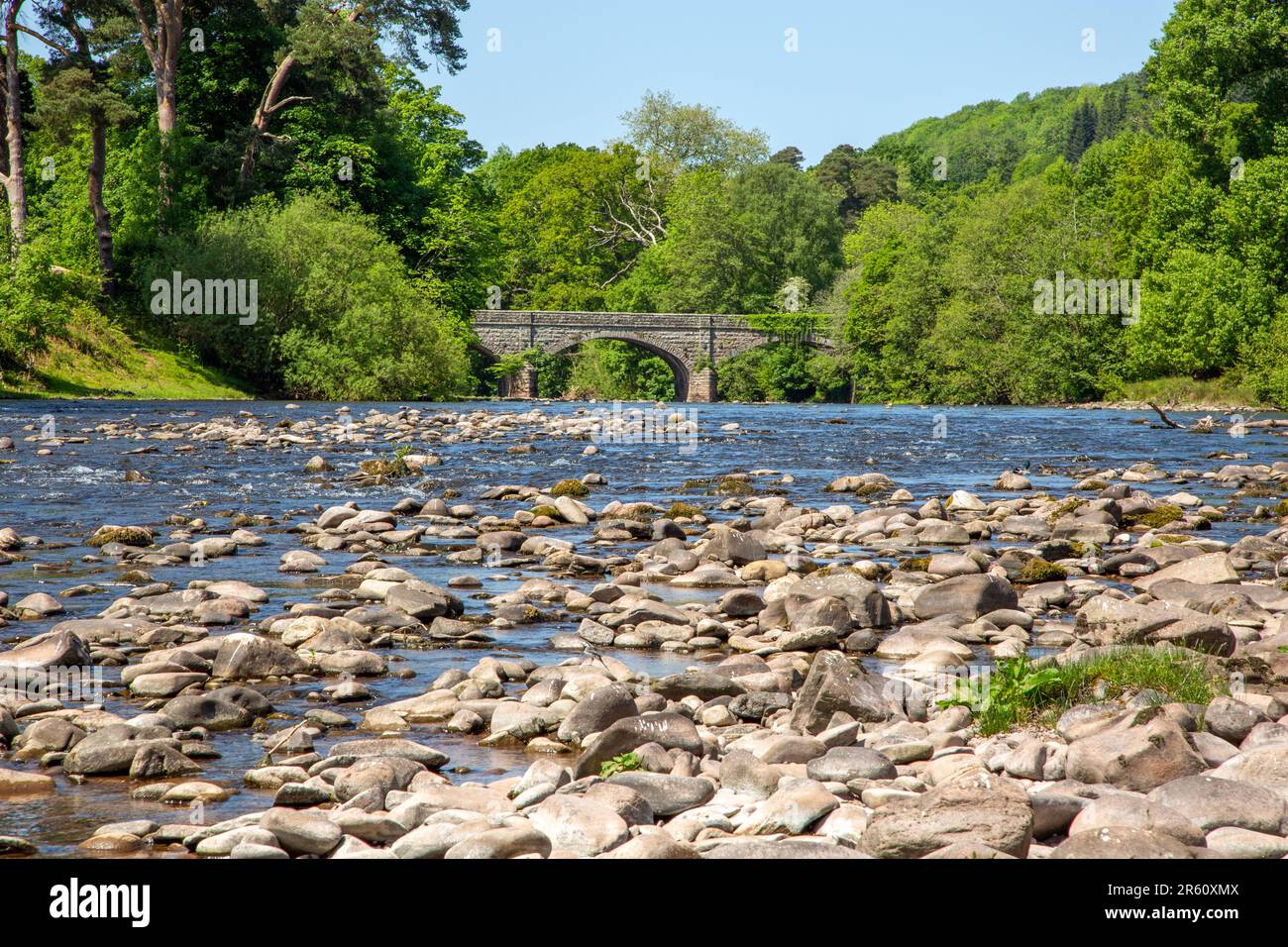 The river Usk as it approaches Tower Bridge providing private vehicular ...