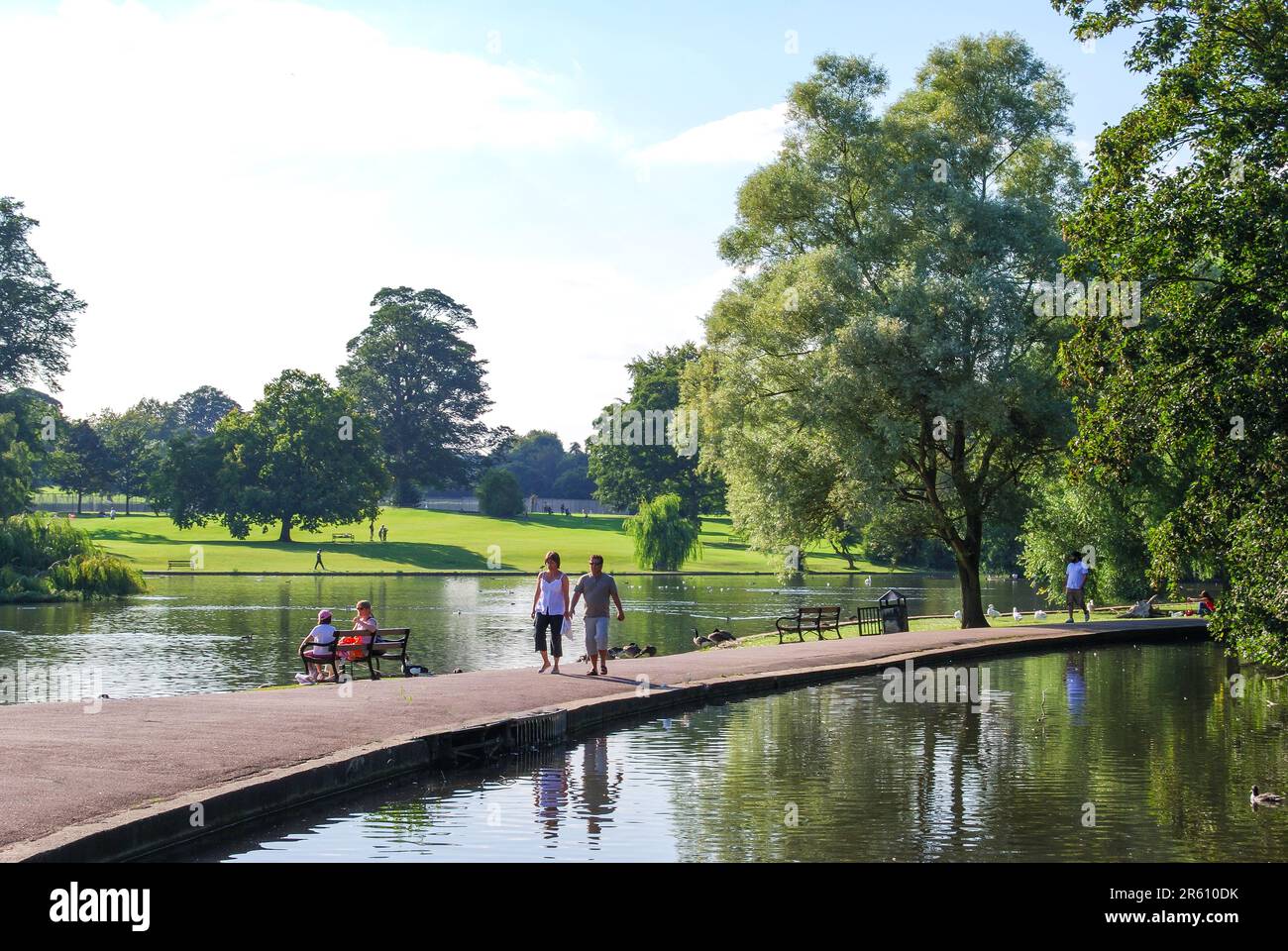 Verulamium Park, St.Albans, Hertfordshire, England, United Kingdom ...