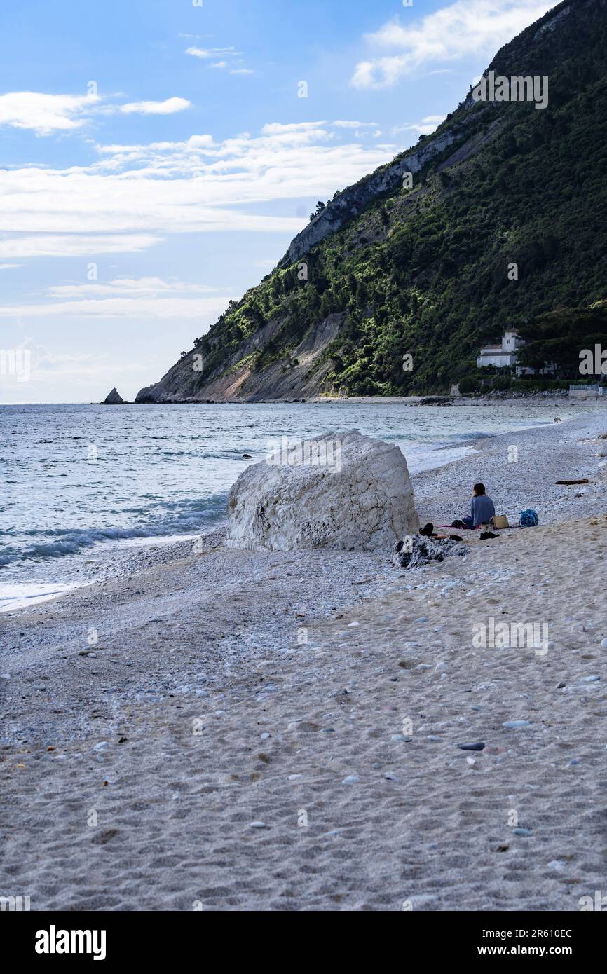 Monte Conero National Park, View from Portonovo, Ancona, Marche, Italy ...