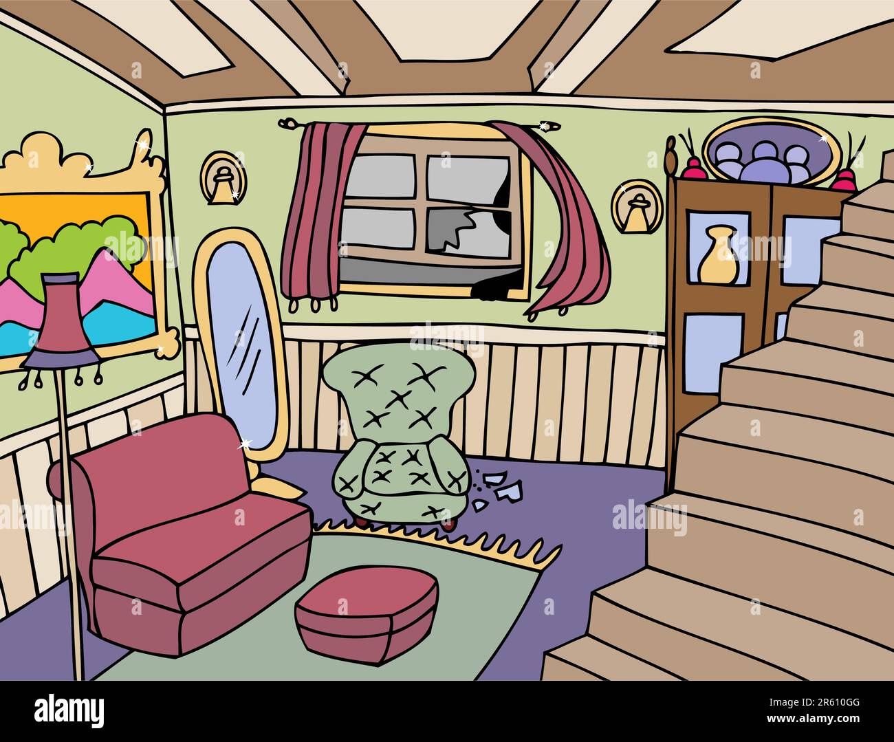 Locked in a room Stock Vector Images - Alamy