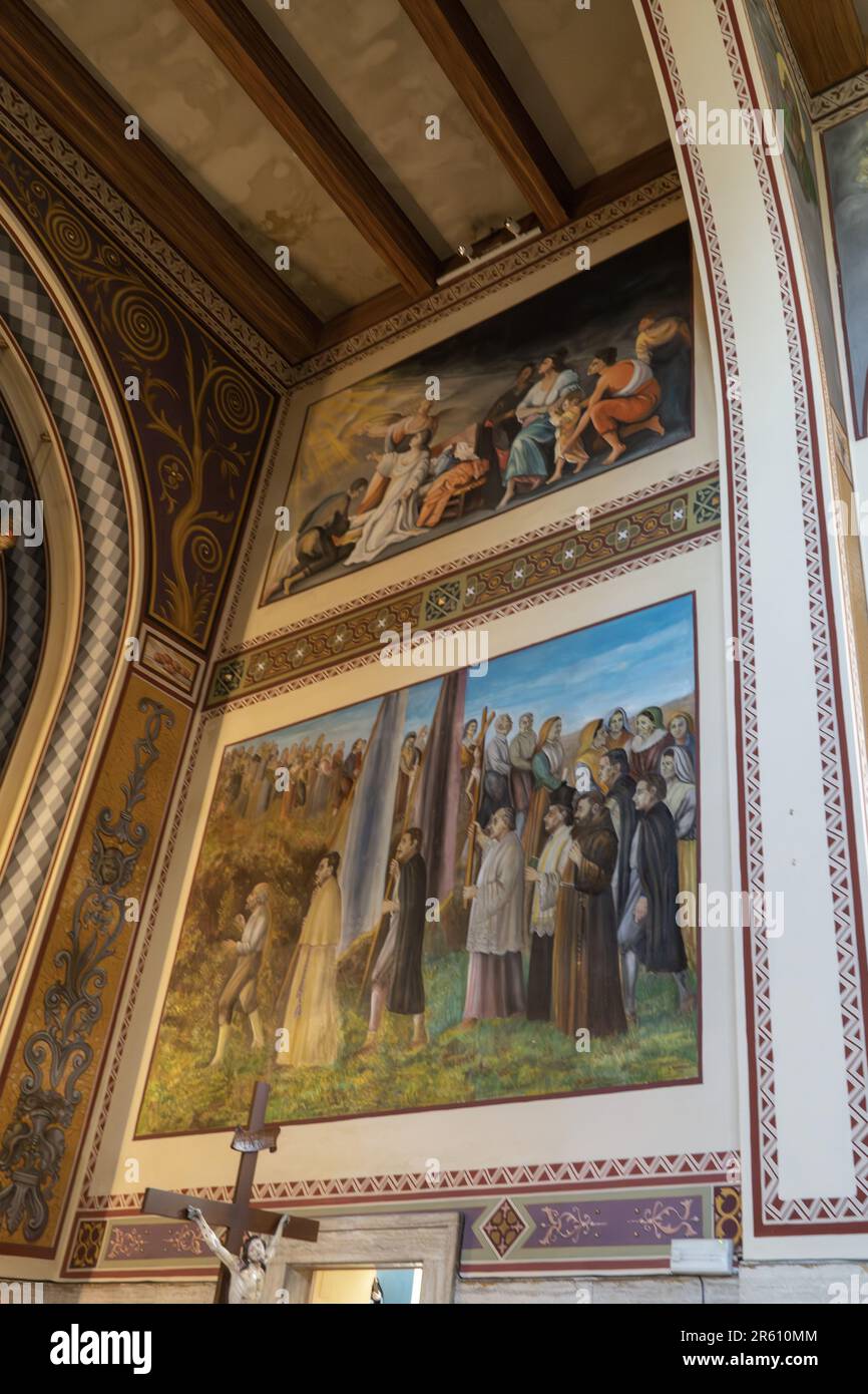 Via dello Splendore street, Shrine of Our Lady of Splendor, Interior ...