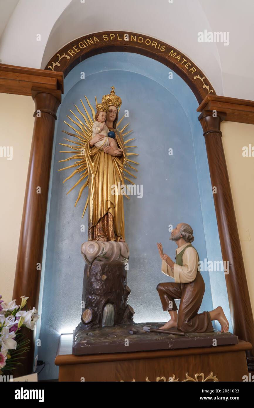 Via dello Splendore street, Shrine of Our Lady of Splendor, Interior ...