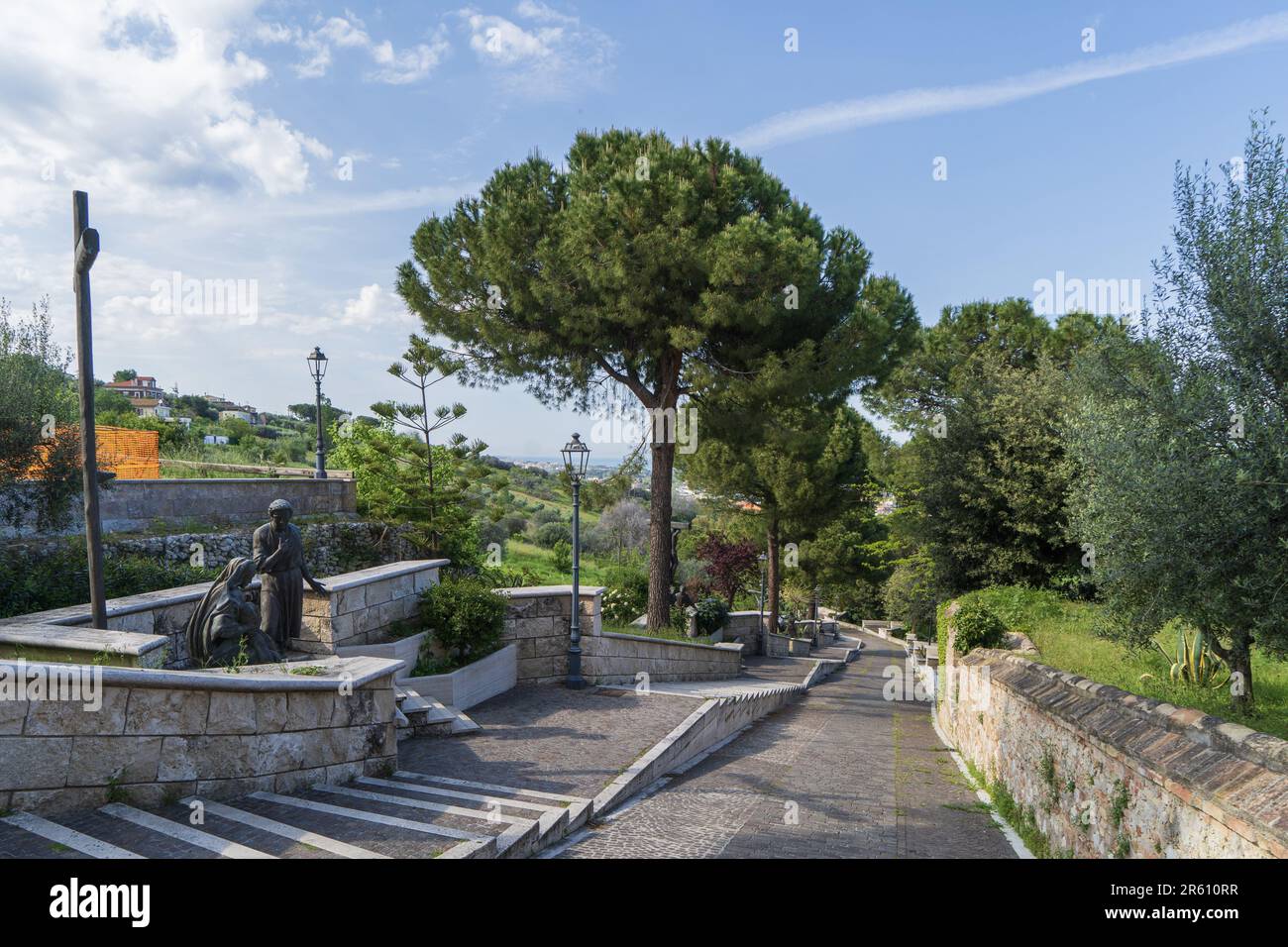 Via dello Splendore street, Shrine of Our Lady of Splendor, Giulianova ...