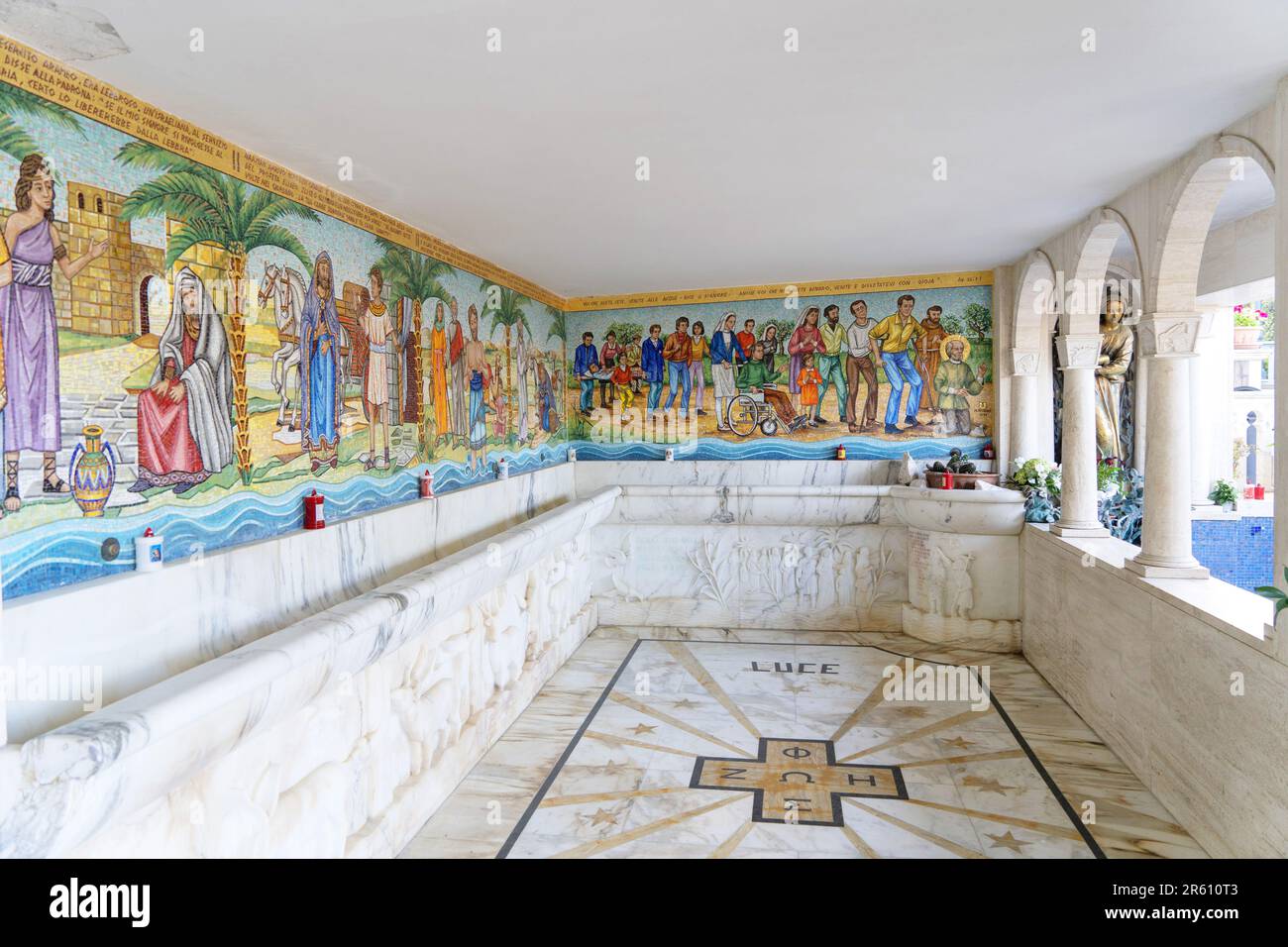 Via dello Splendore street, Shrine of Our Lady of Splendor, The Source ...