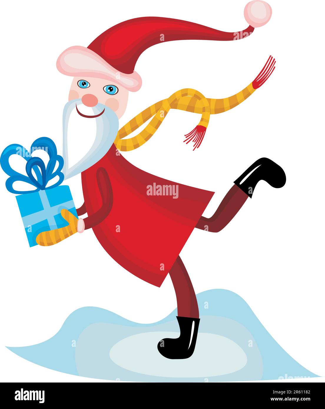 vector illustration of a santa Stock Vector Image & Art - Alamy