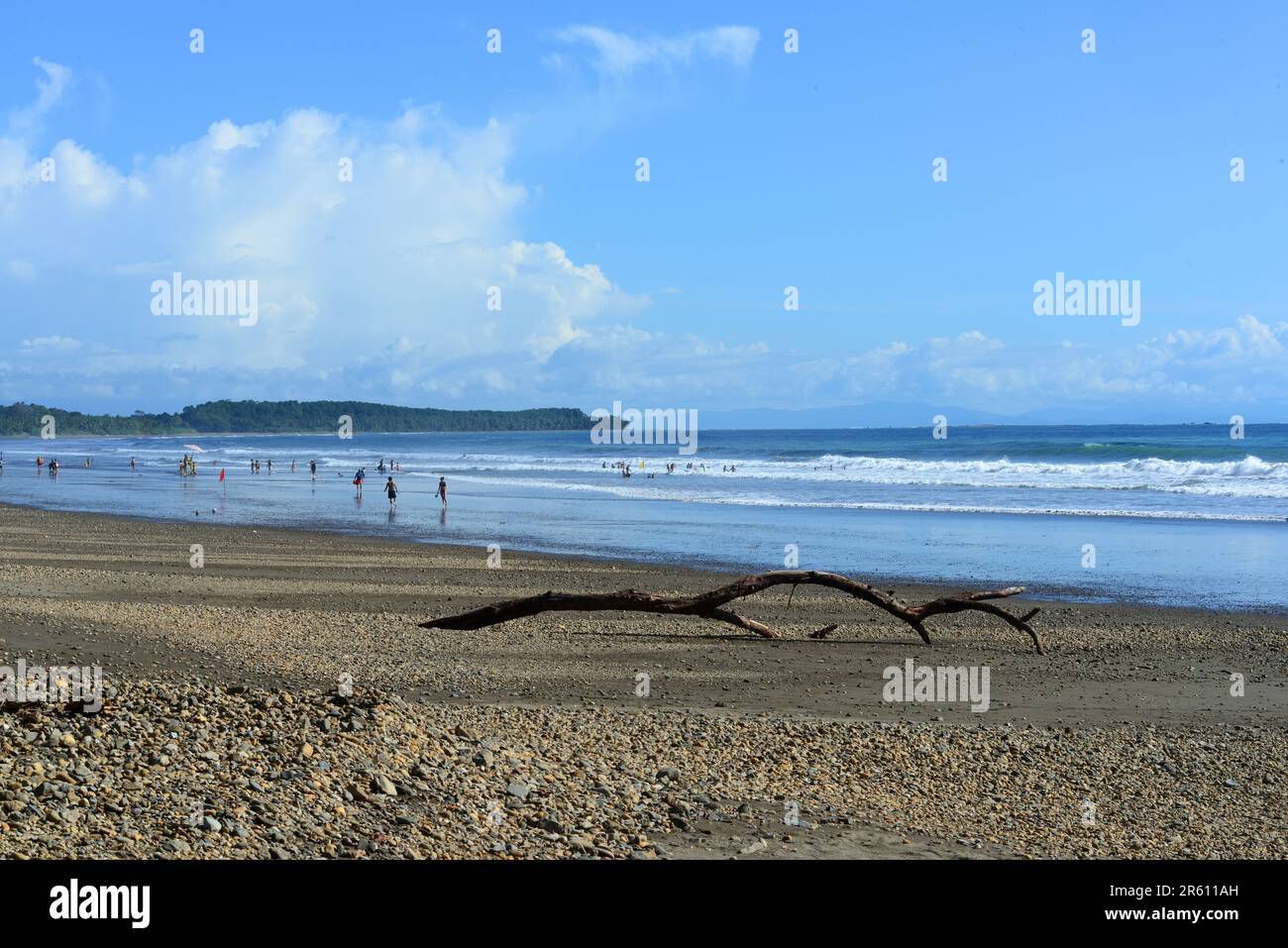 The marine area of Marina Ballena National Park in Costa Rica Stock ...