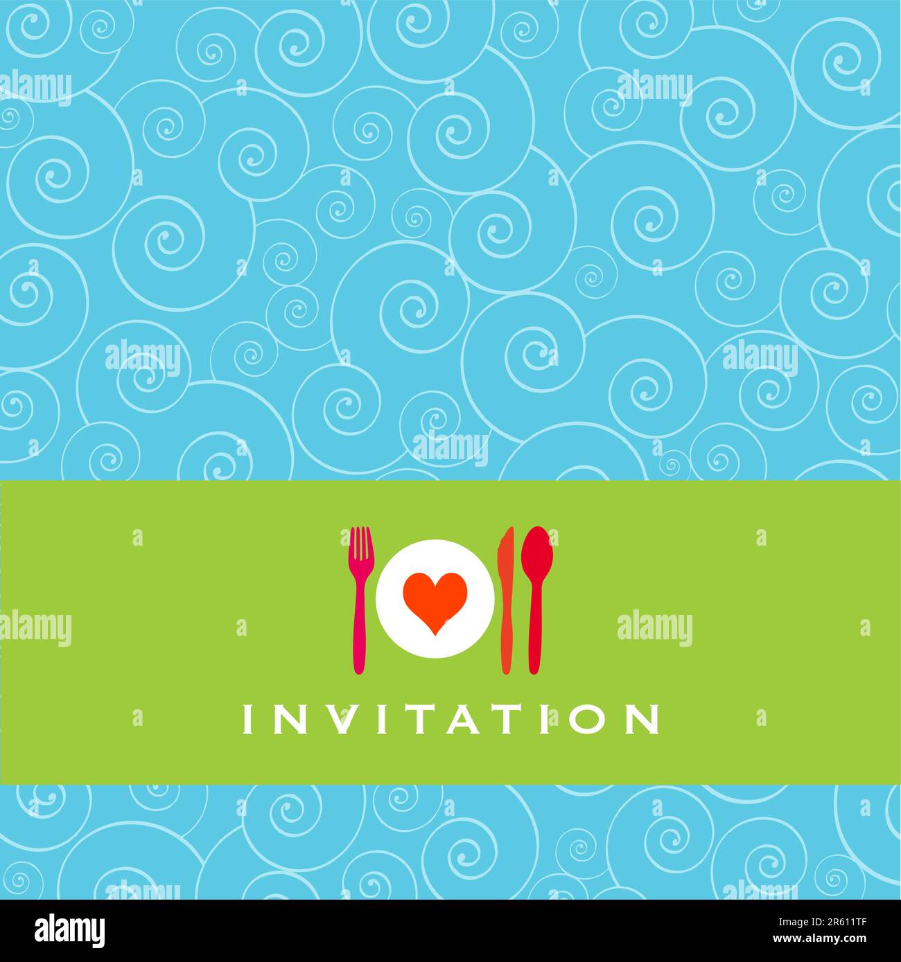 Food - restaurant - menu design with cutlery silhouette Stock Vector ...