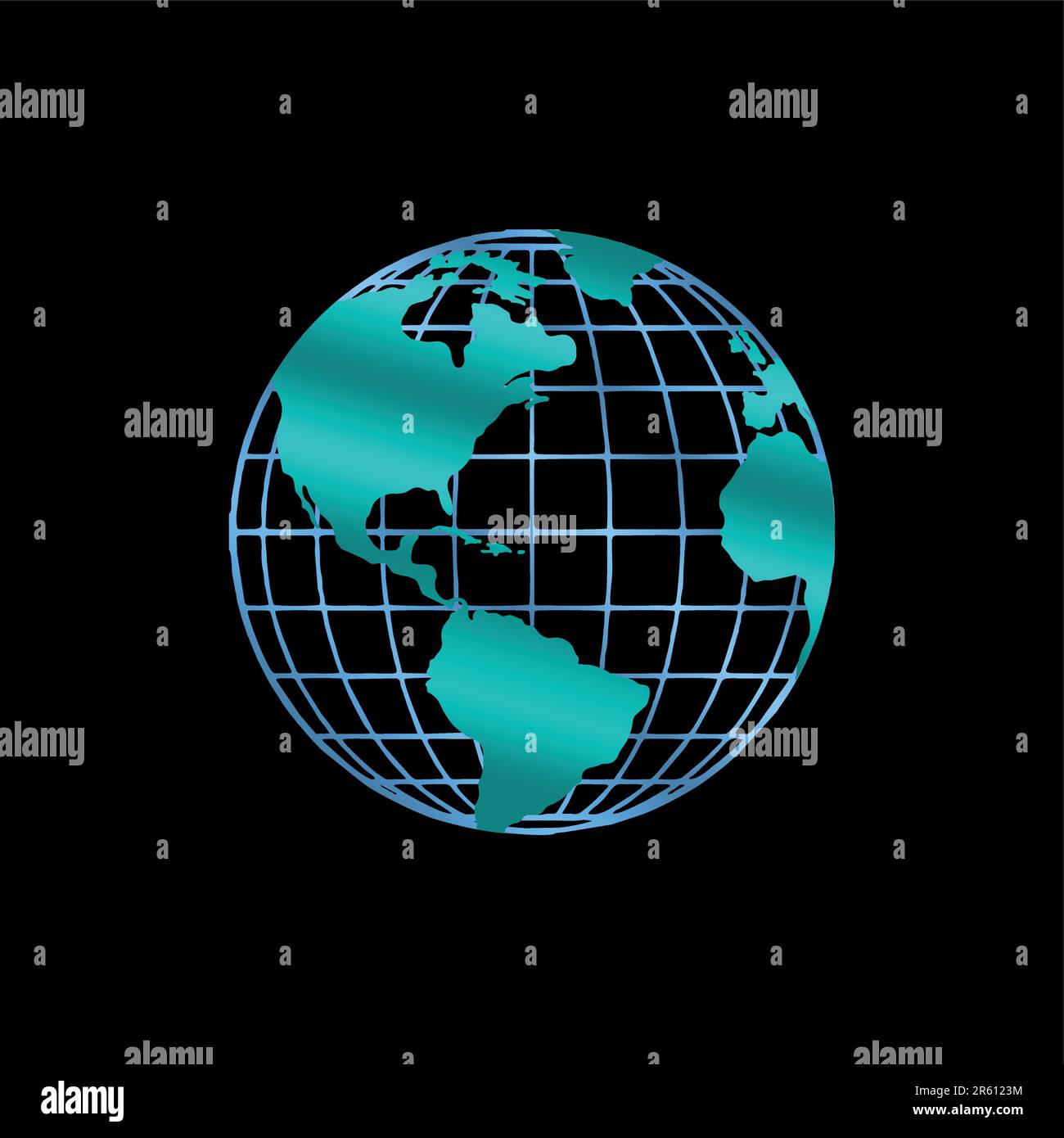 Vector globe icon of the world Stock Vector Image & Art - Alamy