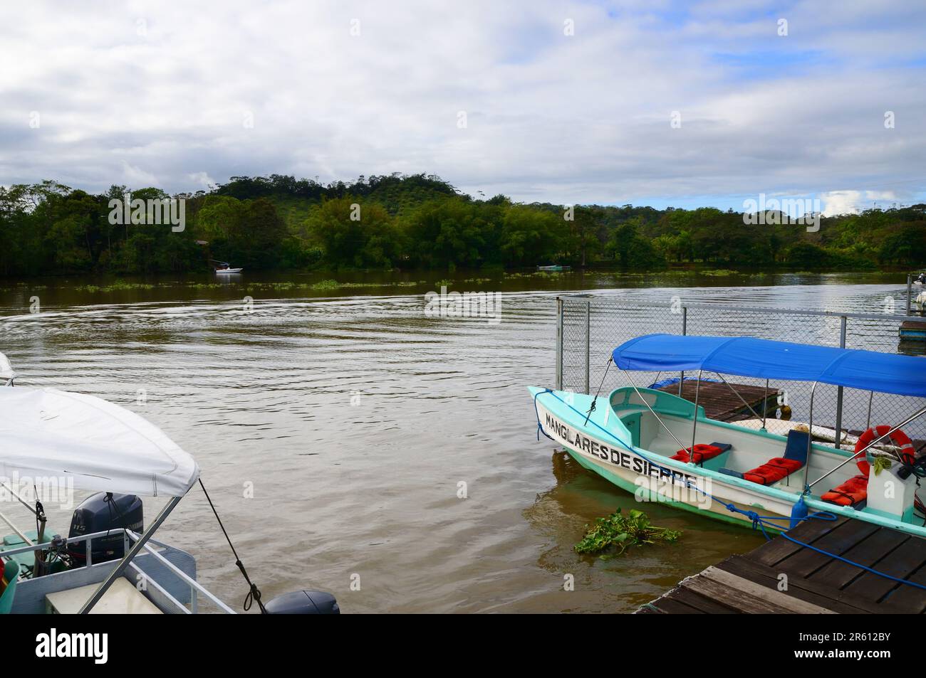 The locality of Sierpe, river entrance to the Corcovado National Park ...