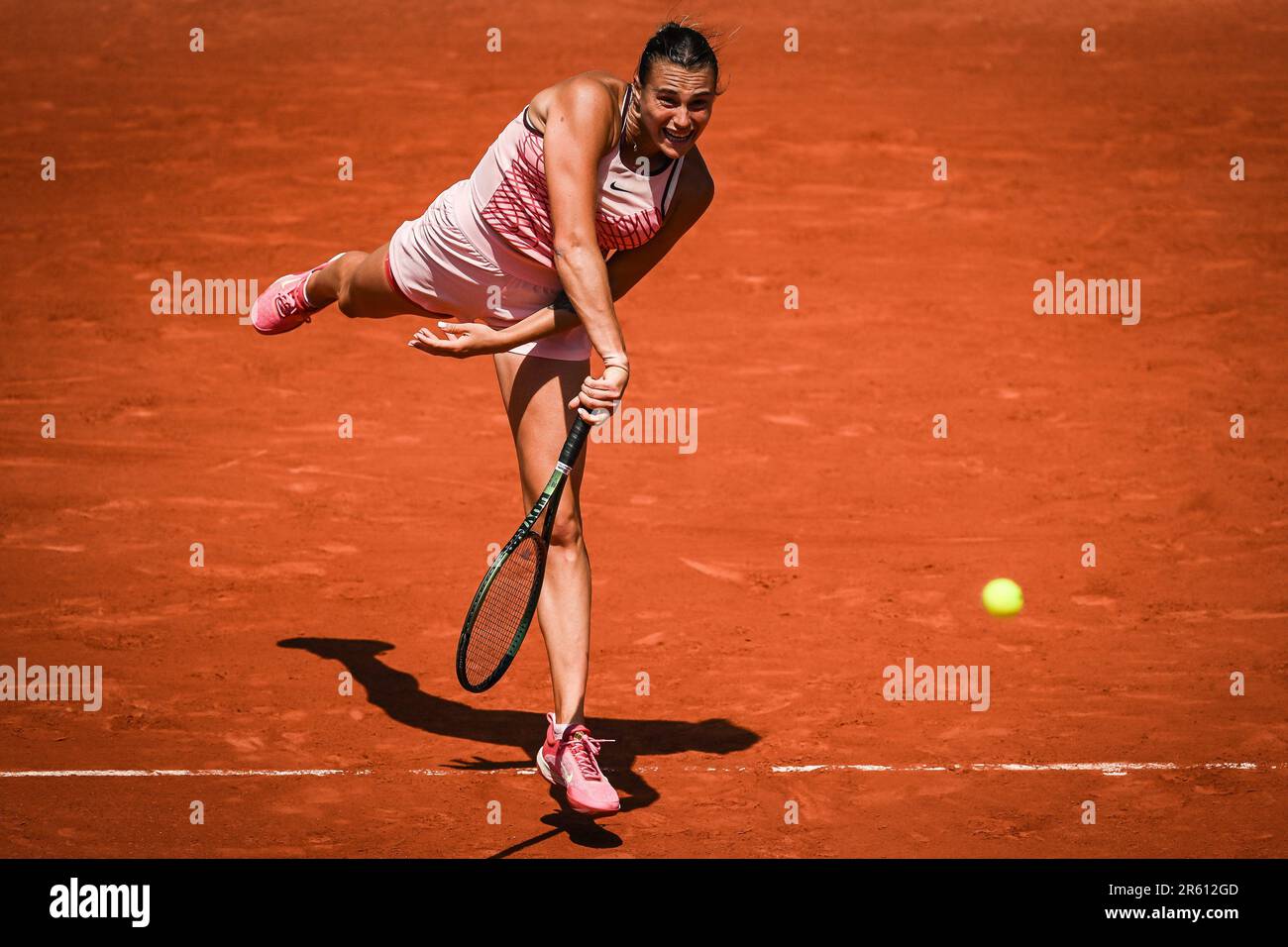 Aryna SABALENKA of Belarus during the tenth day of Roland-Garros 2023 ...