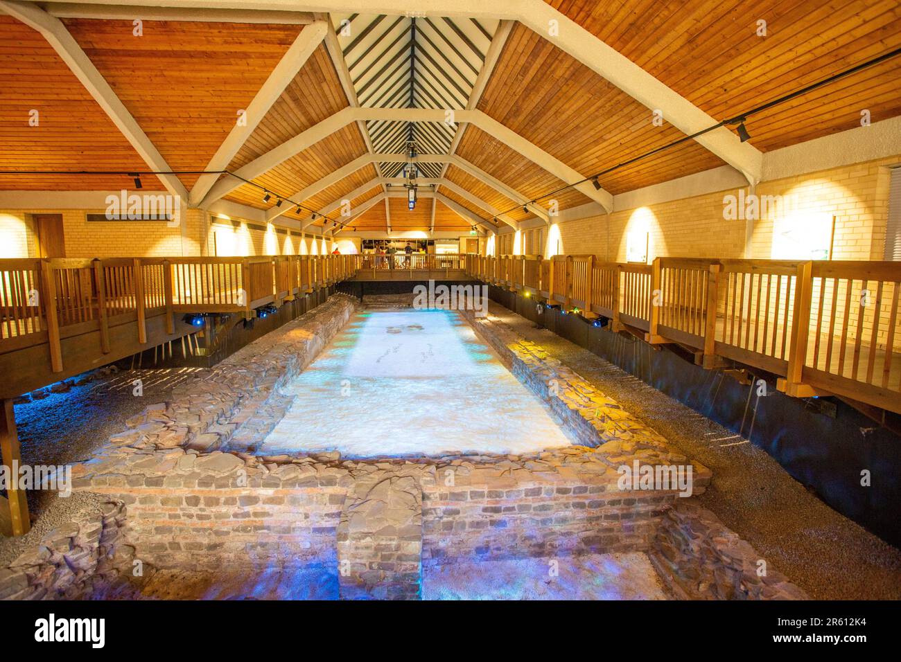 Caerleon Roman Baths near Newport South Wales one of only three ...
