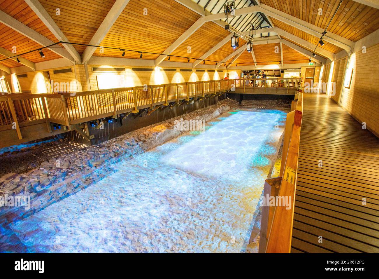 Caerleon Roman Baths near Newport South Wales one of only three ...