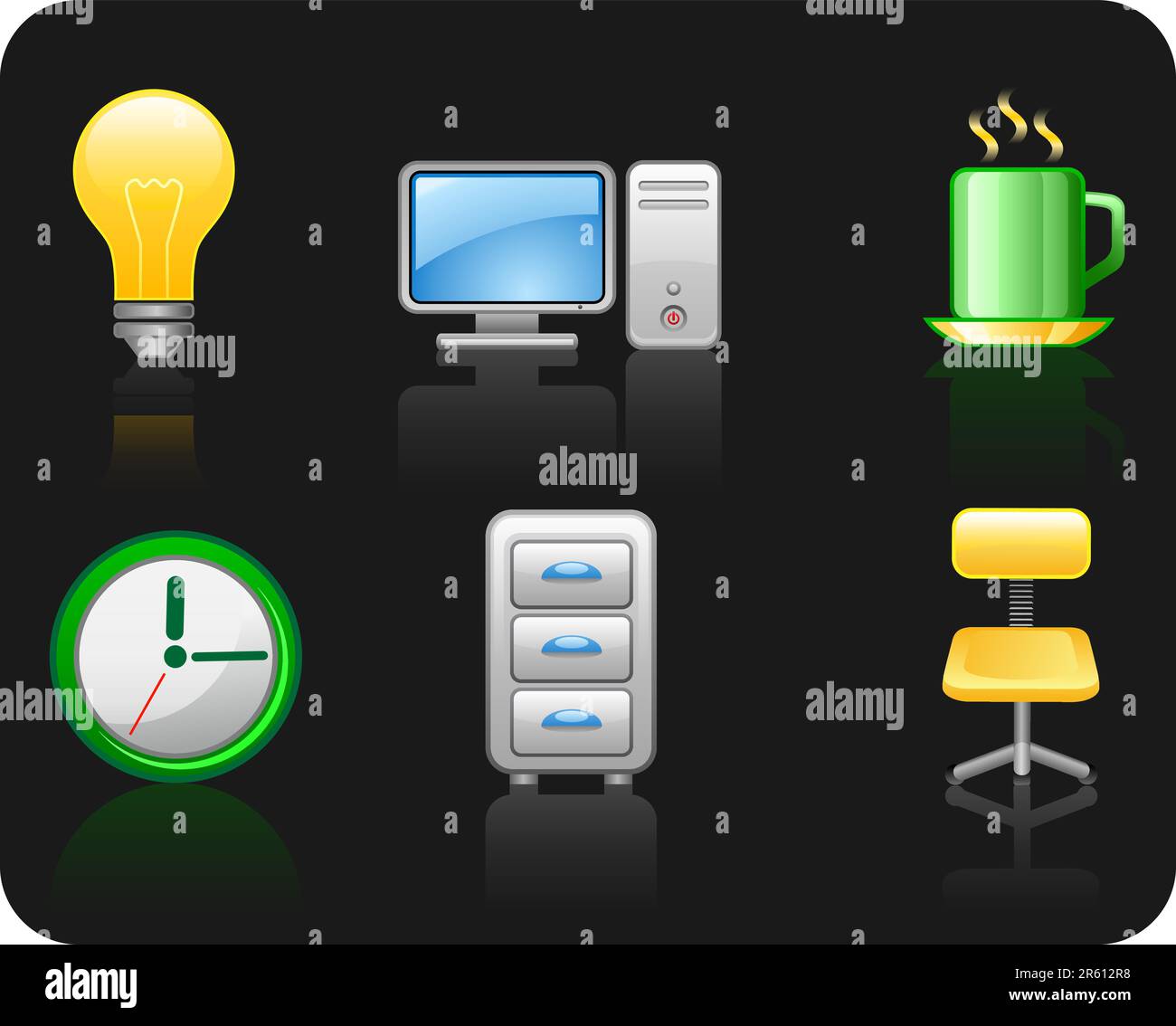 Filing cards Stock Vector Images - Alamy